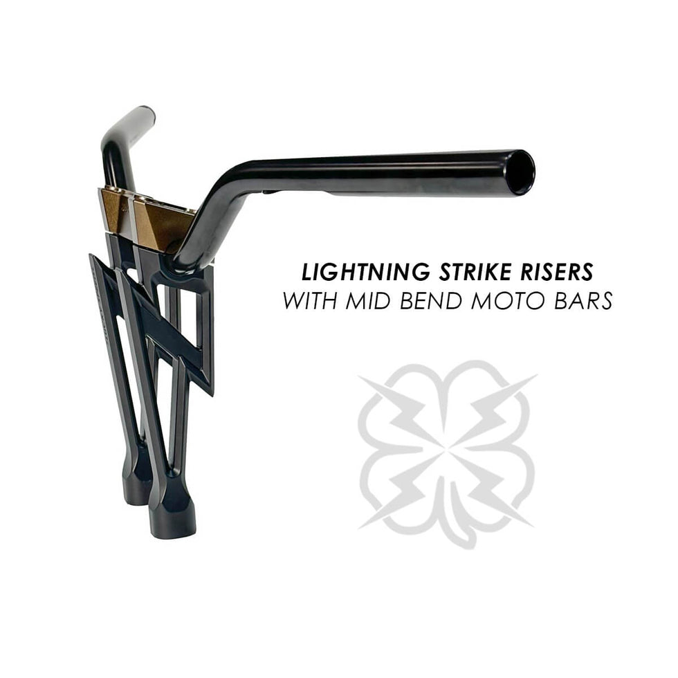 Lightning Strike Riser & Moto Bar Combo Pack – Lucky Speed Shop