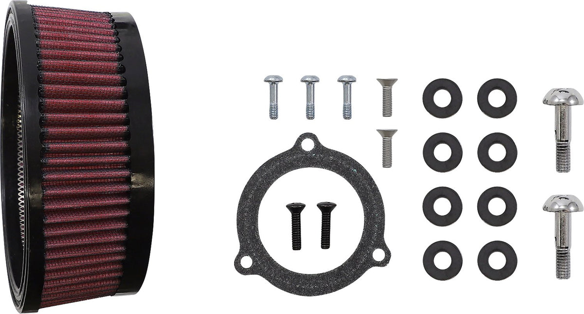 S&S CYCLE Air Stinger Stealth Air Cleaner Kit - Black – Lucky Speed Shop